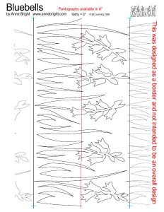 Bluebell border - Anne Bright Designs