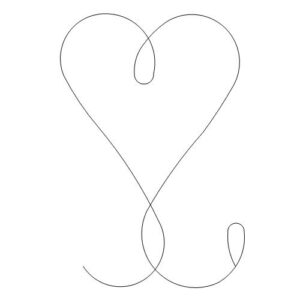 Double Loop Heart - Anne Bright Designs