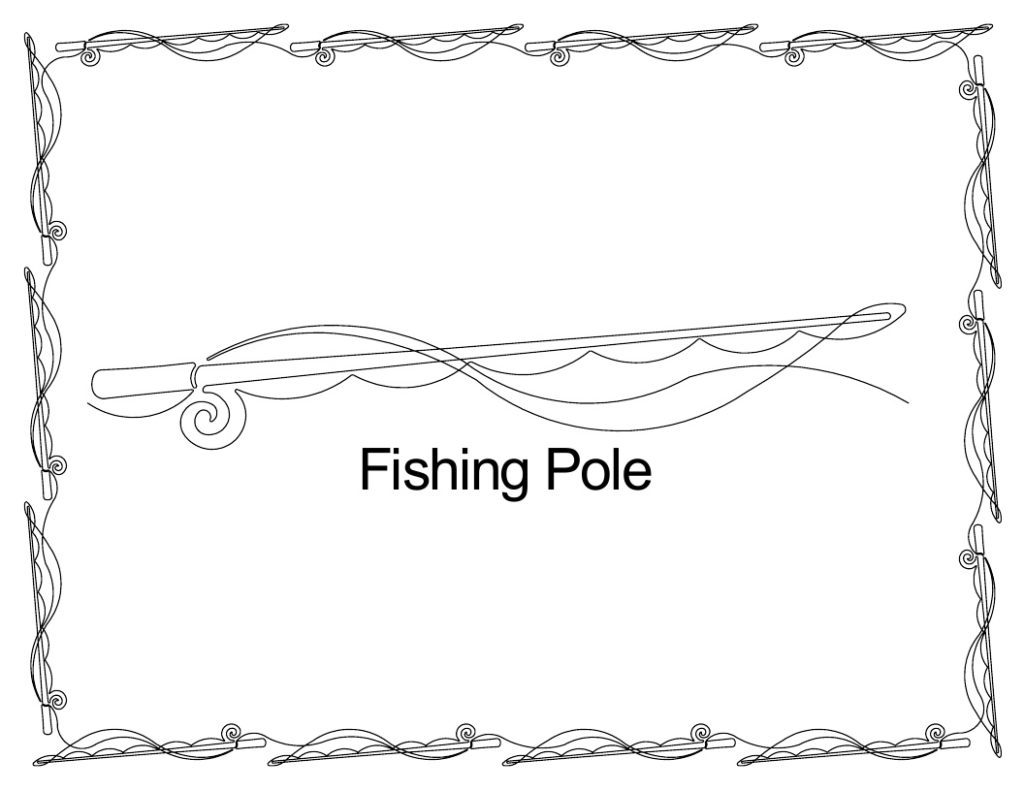 Fishing Pole - Anne Bright Designs