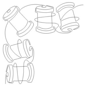Spools of Thread - Anne Bright Designs