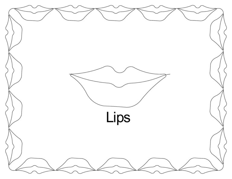 Lips - Anne Bright Designs