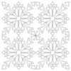 Snowflake 16 block - Anne Bright Designs
