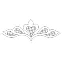 Crosshatch Leaves - Anne Bright Designs