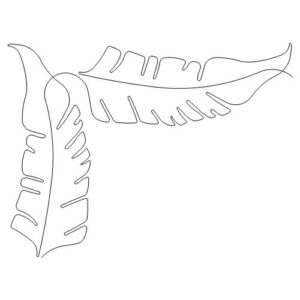 Bird Feather Border Set - Anne Bright Designs